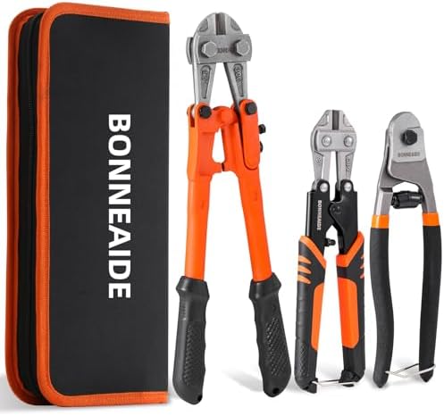 BONNEAIDE 3pcs Bolt Cutters Pliers Set, 14" Heavy Duty Bolt Cutters, 8 ...