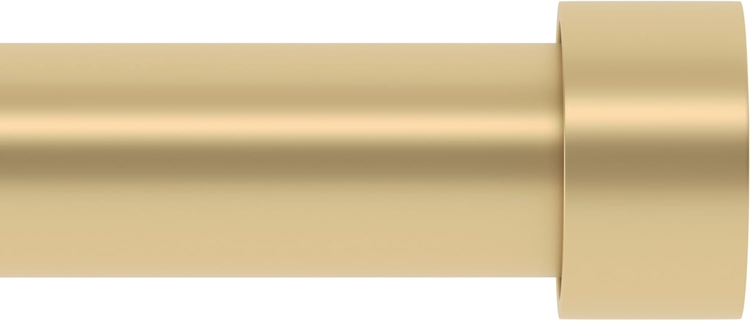 Amazon.com: Gold Extra Long Curtain Rod 30 to 240 inch, Heavy Duty ...