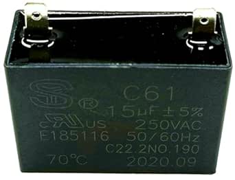 Amazon.com: 297286803 Refrigerator Run Capacitor Compatible with ...