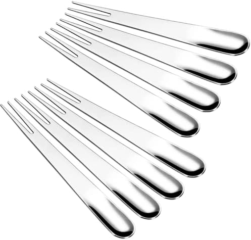 Amazon.com: 8 Pack Crab Stainless Steel Forks,(2 in 1 Spoon + Fork ...