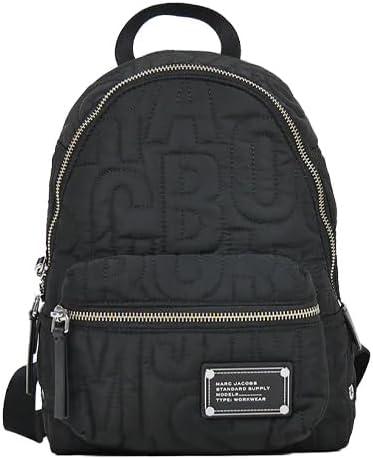 Amazon.com: Marc Jacobs Mini Nylon Quilted Backpack, Black : Clothing ...