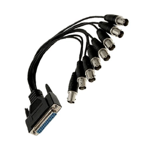 DB25 VGA Female to 8 BNC Female Connector Adapter Cable : Amazon.in ...