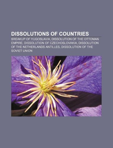 Amazon.co.jp: Dissolutions of Countries: Breakup of Yugoslavia ...