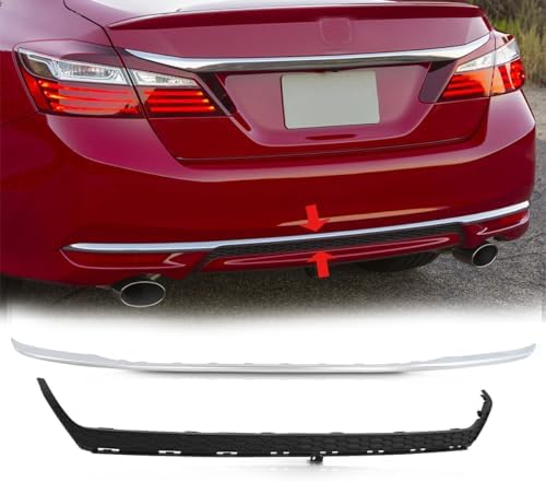 Amazon.com: KARPAL Rear Bumper Step Pad Trim Molding Chrome with Lower ...