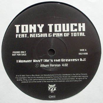 Touch, Tony - Wonder Why He's the Greatest DJ [Vinyl] - Amazon.com Music