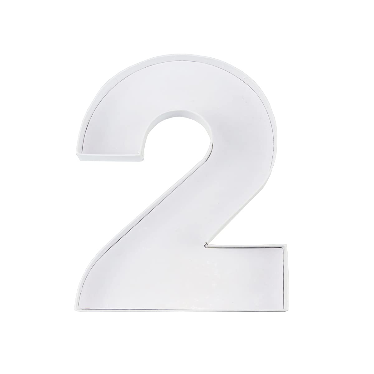 Snapklik.com : WENPACK 8 Small Fillable Cardboard Number Shaped Mache Kids