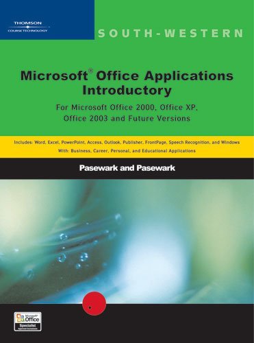 Microsoft Office Applications: Introductory: Pasewark and Pasewark ...