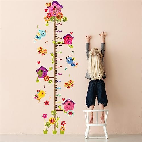 Amazon.com: Height Growth Chart Stickers for Kids, Cute Tree Birds ...