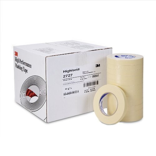 3M 6541 Highland 2727 3/4" Automotive Refinish Masking Tape (3m 06541 ...