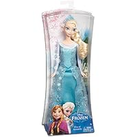Amazon.com: Mattel Disney Frozen Sparkle Princess Elsa Doll : Toys & Games