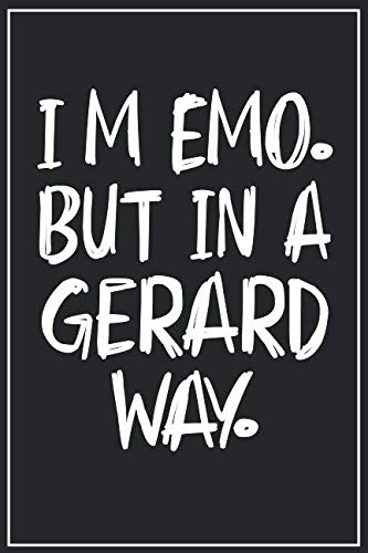 Emo Journal: A 6x9 inch 121 lined page emo notebook / emo diary for ...