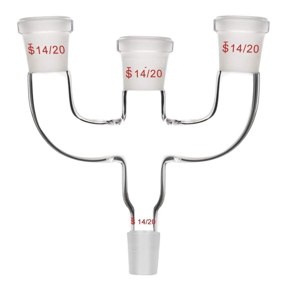 Salco 4 Way Claisen Distillation Adapter With 14 20 Joints | Desertcart ...