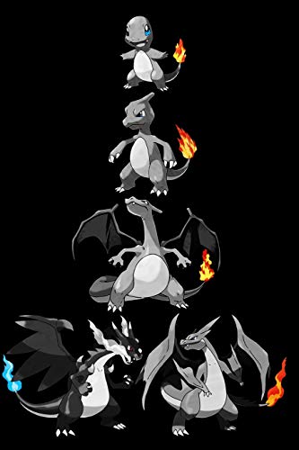 Charmander Evolutions: Charmeleon, Charizard, Mega Charizard X, and ...