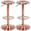 Amazon.com: Brage Living Adjustable Bar Stools Set of 2, Swivel Round ...