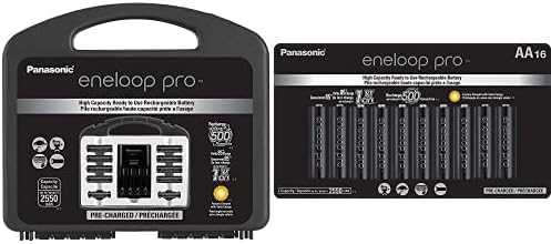 Amazon.com: Eneloop Pro Power Pack w/ Ni-MH Battery Charger and Case K ...