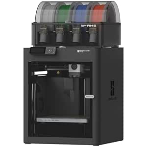 Bambu Lab P1S Combo, P1S 3D Printer and AMS, Support Up to 16 Colors/Multi Materials, 500mm/s ...