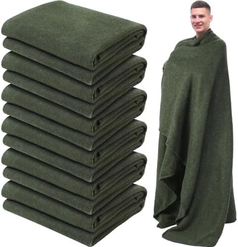 Amazon.com: Preboun 6 Pcs First Aid Fire Retardant Blanket Military ...