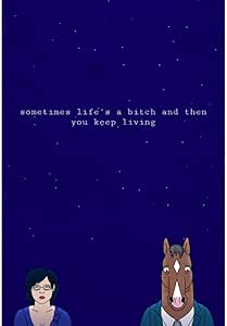 Amazon.com: Bojack Horseman Poster for Home Office and Student Room Wall | Aesthetic Poster ...