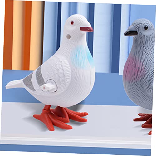 STAHAD Wind Up Bird Pigeon 6pcs Pigeon Wind-up Toy Pigeon Cute Plastic ...