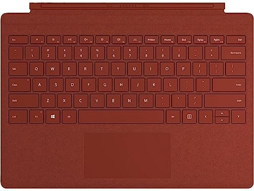 Amazon.com: Microsoft Keyboard Cover for Surface Go and Go 2, Poppy Red ...