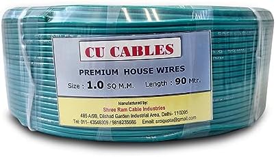 Cu Cables® HRFR PVC Insulated Copper Wire Single Core Flexible House ...