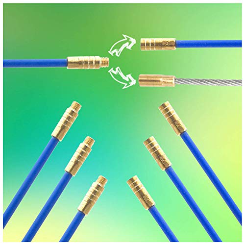 Snapklik.com : 33 Blue Fiberglass Cable Wire Running Rod Coaxial ...