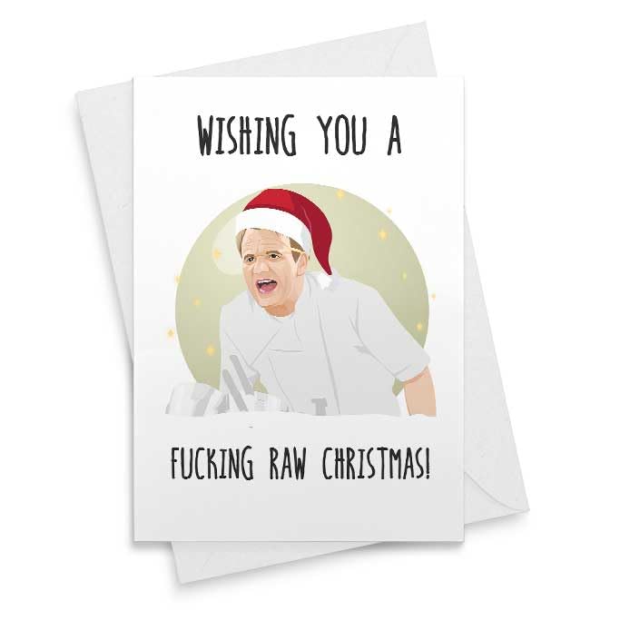 Amazon.com: Funny Gordon Yelling Christmas Card, Kitchen Meme, New York ...