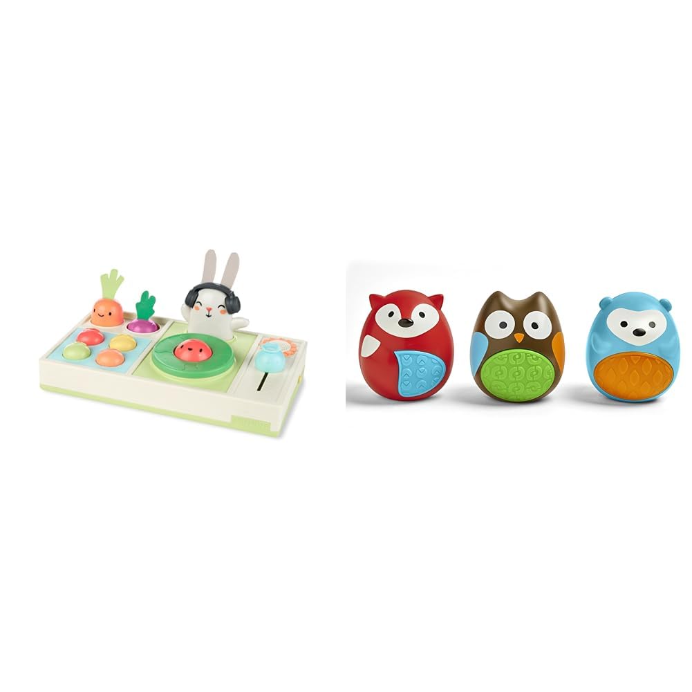 Amazon.com : Skip Hop Baby Musical DJ Set Toy with Lights, Songs, Sound ...