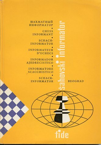 Chess Informant # 11 (Sahovski Informator/Chess Informant, 11 ...