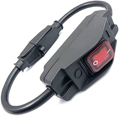 Amazon.com: Right Angled On/Off Switch Extension Cord, Angled 3-Prong 3 ...