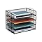 Amazon.com: Mind Reader Stackable Paper Tray, Desktop Organizer, File ...