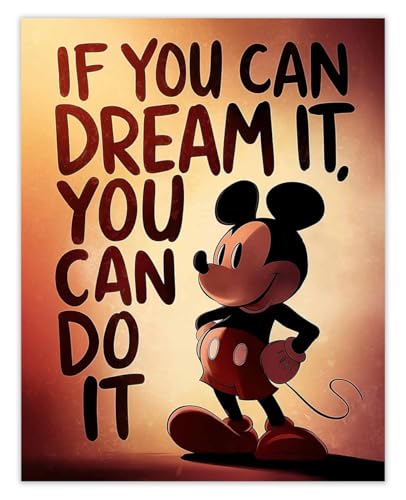 Amazon.com: Kids Motivational Poster - "If You Can Dream it, You Can Do ...