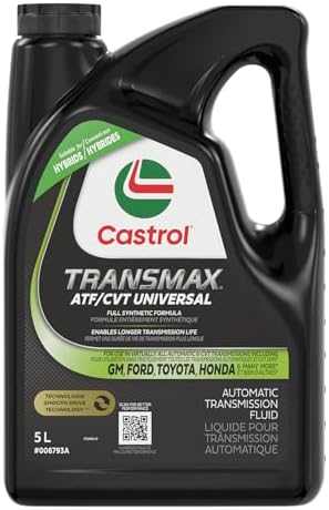 Castrol Transmax ATF/CVT Universal 5L - Auto Transmission Fluid - 4.4kg ...