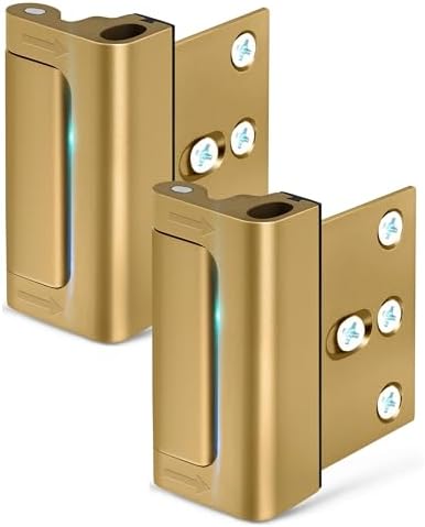 Home Security Door Reinforcement Lock: Metal Door Locks for Front Door ...