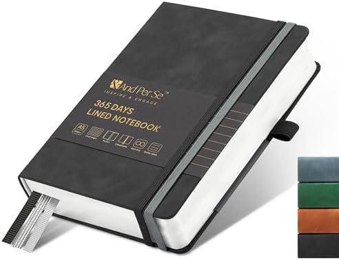 Amazon.com : Billtigif Lined Journal Notebook, 365 Numbered Pages ...