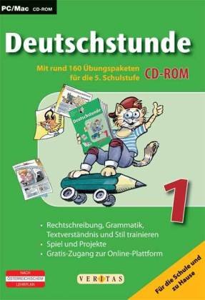 Deutschstunde: 1. Klasse HS und AHS - Übungs-CD-ROM mit Lösungen ...