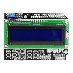 Vayuyaan LCD1602 Arduino Compatible LCD Keypad Shield for Interactive ...