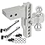 IMALEN Adjustable Drop Hitch, 8 Inch Drop/Rise Trailer Hitch Ball Mount ...