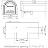 Amazon.com: Architectural Mailboxes Reliant Galvanized Steel, Locking ...