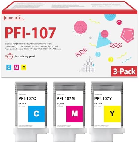 Amazon.com: Canon PFI-107M 130ml Ink Tank for iPF680/685/780/785, Magenta : Office Products