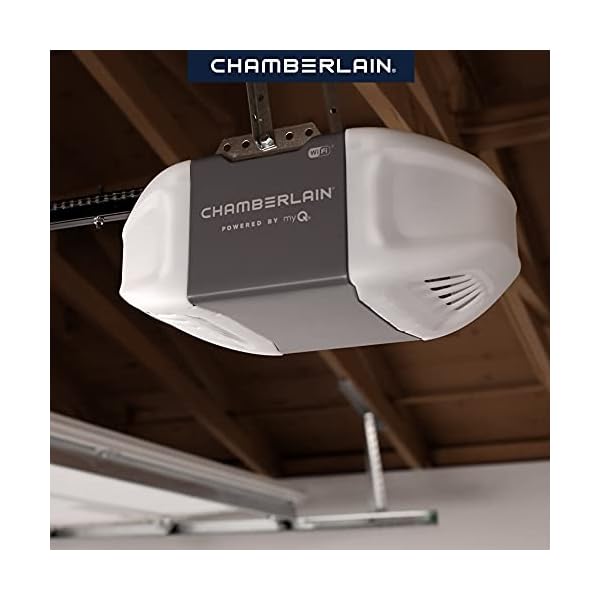 Chamberlain C2405 MYQ Smart Garage Door Opener, Chain Drive, 1/2-HP ...