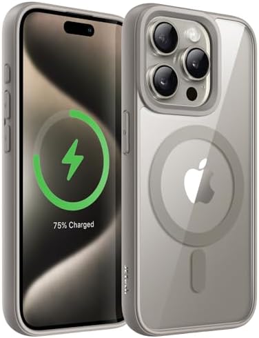 JETech Funda Magnética para iPhone 16 Pro 6.3 Pulgadas Compatible con MagSafe, Carcasa ...