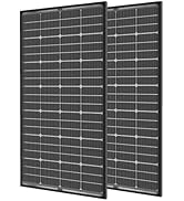 Amazon.com : JJN 400 Watt Solar Panel Kit Bifacial 12V/24V 10BB ...