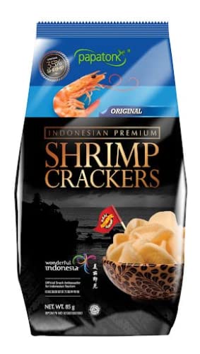 Amazon.com : Snack Papatonk Shrimp Crackers Real Authentic Shrimp ...