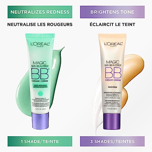 L'Oréal Paris Skin Beautifier Magic BB Cream, 4-in-1 Ultra-Light Lotion ...