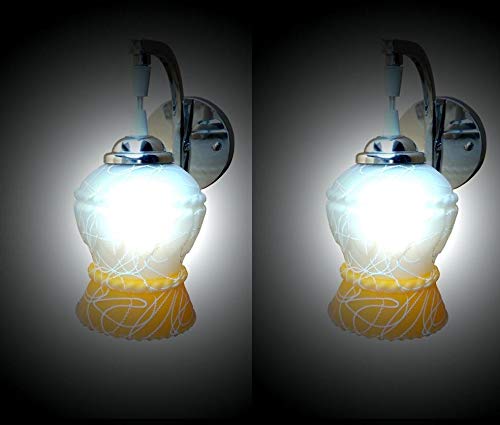 Royal Glass Fancy Light Wall lamp with Metal Fitting and All Fixture ...