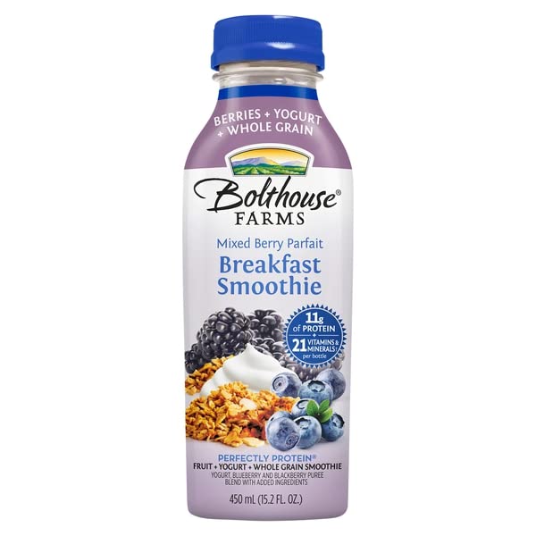 Amazon.com : Bolthouse Farms, Breakfast Smoothie, Mixed Berry Parfait ...