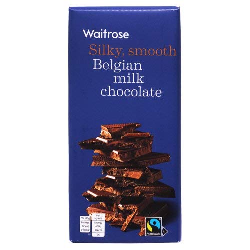 Amazon.com: Waitrose Belgian Milk Chocolate 200g : Grocery & Gourmet Food