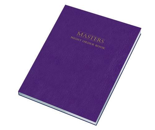 Masters Night Order Logbook (Log Books): unknown author: 9781905331499 ...