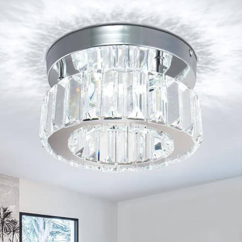 CLAIRDAI Flush Mount Ceiling Light Fixture LED Mini Chandeliers with ...